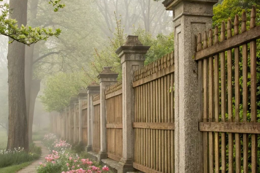 21+ Inspiring Stone Fence Ideas for Your Home