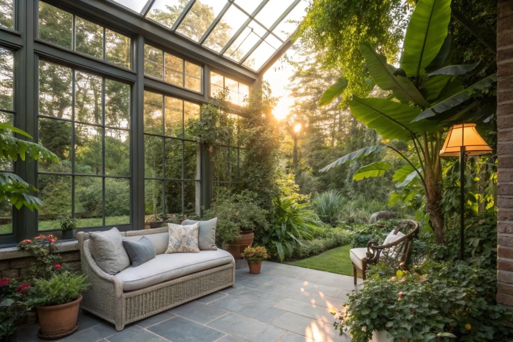 10+ Creative Attached Greenhouse Ideas