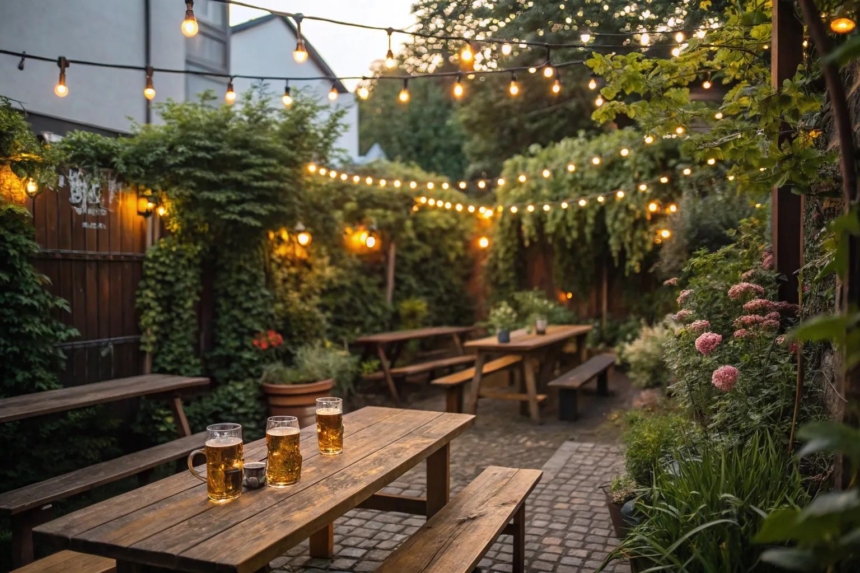 19+ Inspiring Backyard Beer Garden Ideas