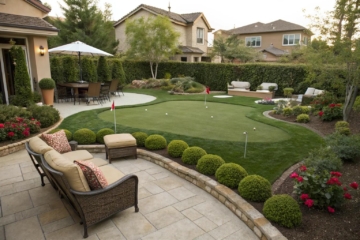 15+ Inspiring Backyard Golf Course Ideas