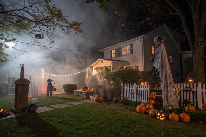 15+ Spooky Haunted Yard Ideas for Halloween