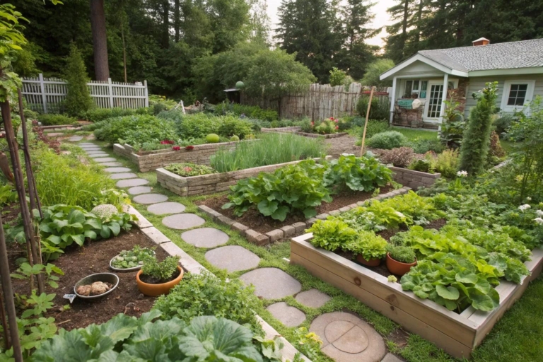21+ Inspiring Backyard Vegetable Garden Ideas