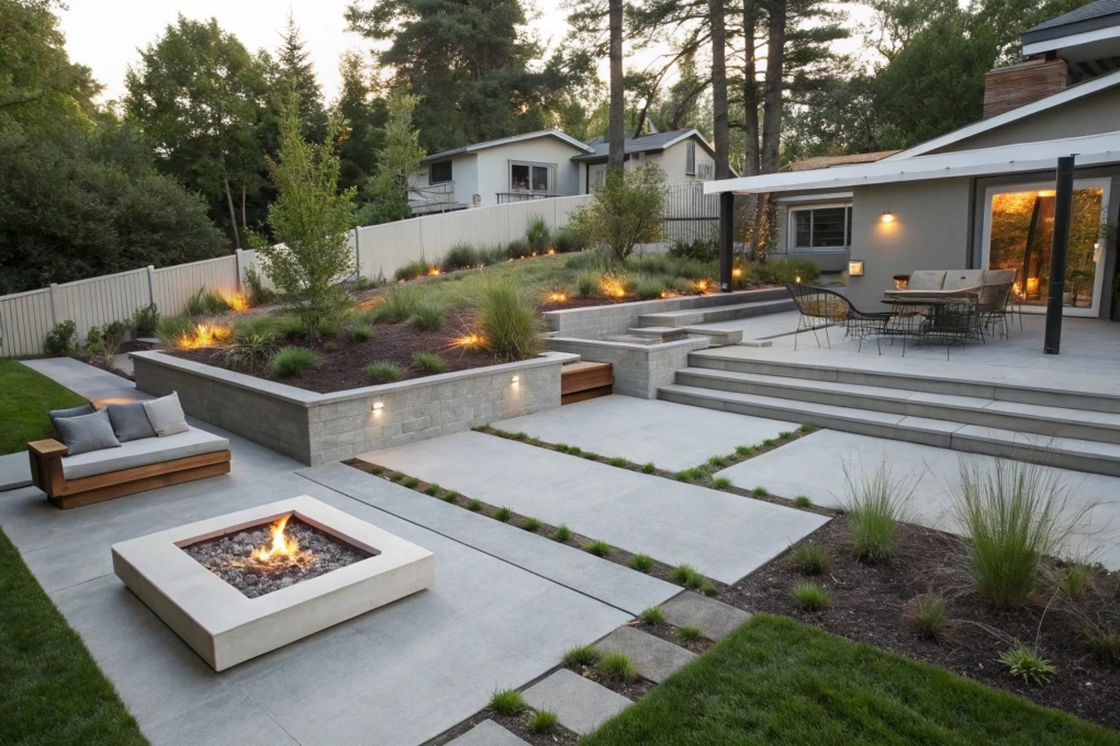 17+ Stylish Concrete Landscaping Ideas for Your Home