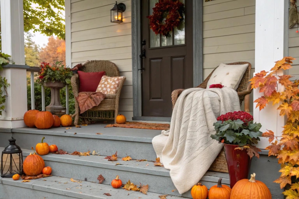 11+ Cozy Fall Small Front Porch Ideas
