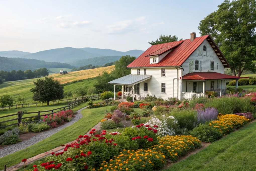 19+ Inspiring Farmhouse Landscape Ideas to Try