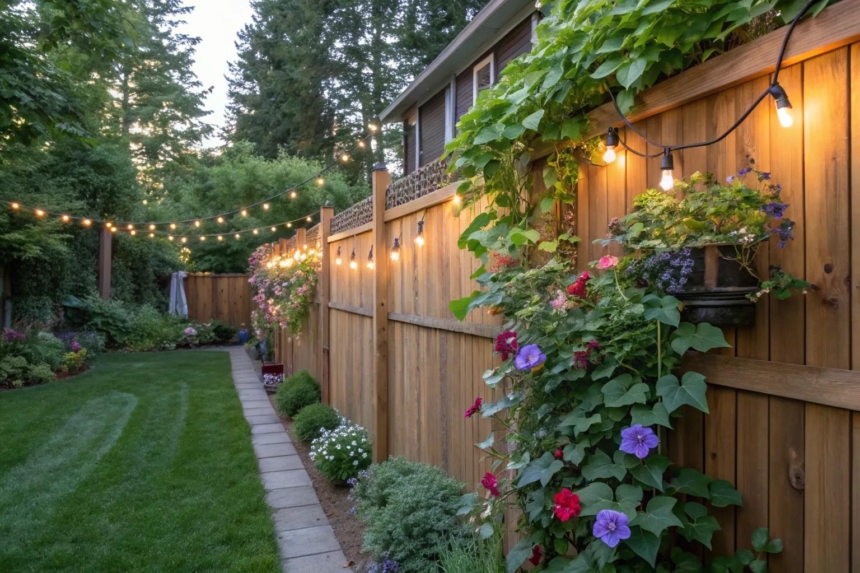 17+ Creative Fence Decor Ideas for Your Yard