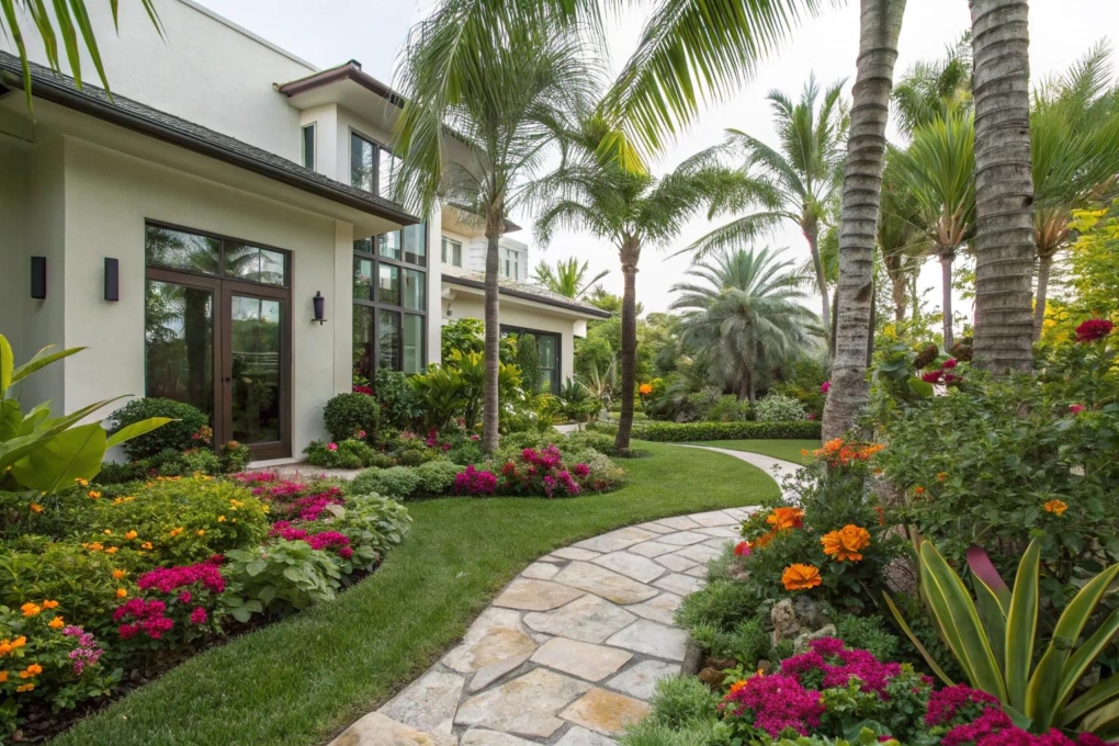 17+ Inspiring Florida Front Yard Landscaping Ideas