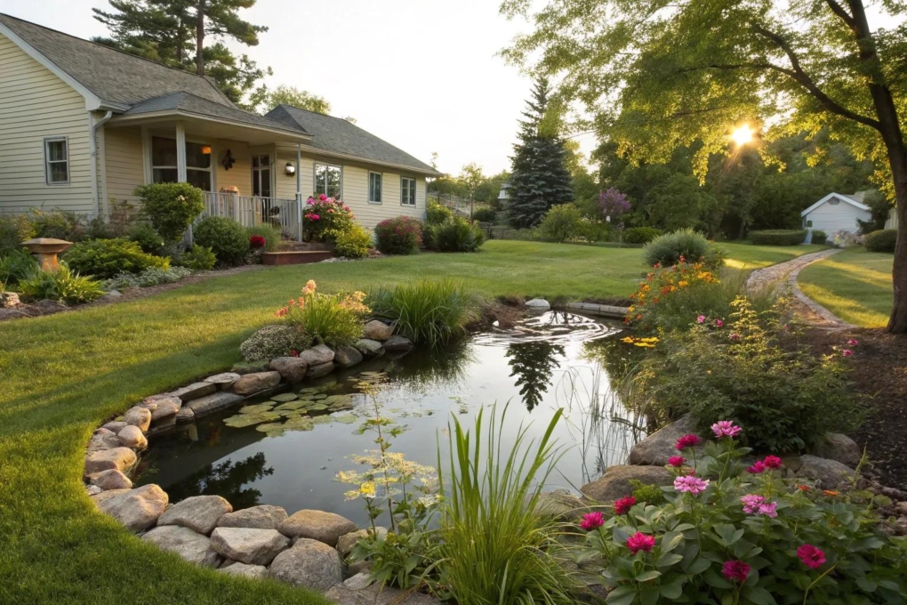 21+ Inspiring Koi Pond Landscaping Ideas