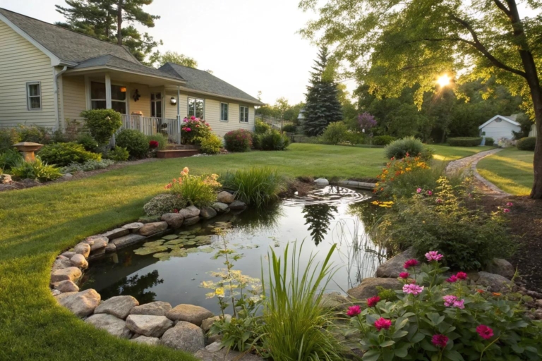 21+ Inspiring Koi Pond Landscaping Ideas