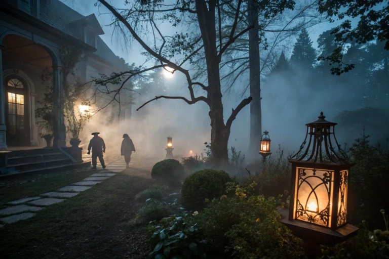 14+ Spooky Haunted Backyard Ideas for Halloween Fun