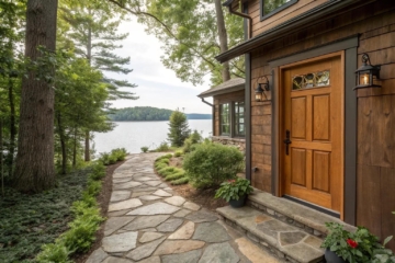 10+ Charming Lake House Front Door Ideas