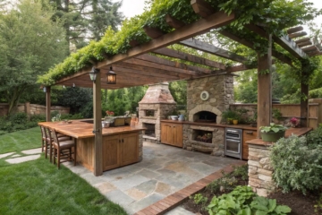 14+ Stylish Lean-To Outdoor Kitchen Ideas