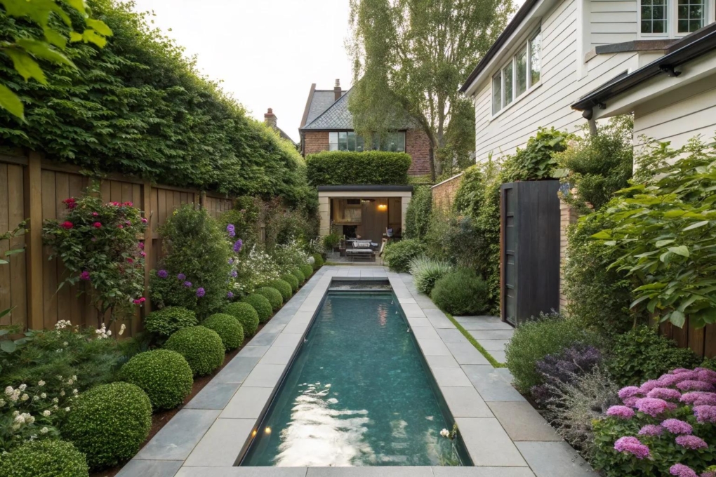 14+ Stylish Narrow Pool Ideas for Compact Spaces