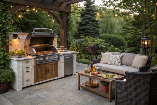 14+ Stylish Grill Pad Ideas for Your Outdoor Space