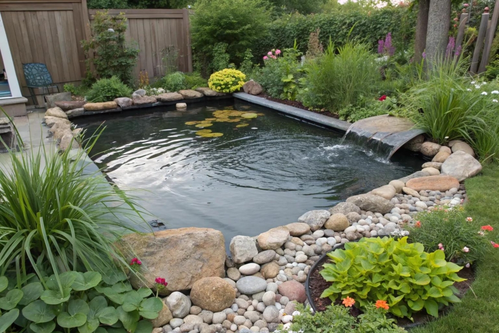 16+ Creative Fish Pond Ideas for Small Gardens
