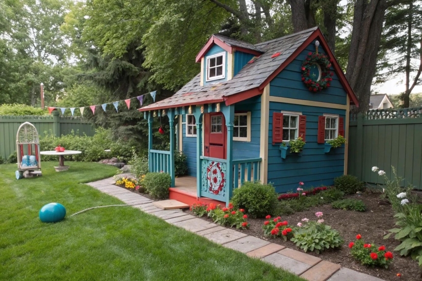 19+ Creative Playhouse Colors Ideas for a Fun Makeover