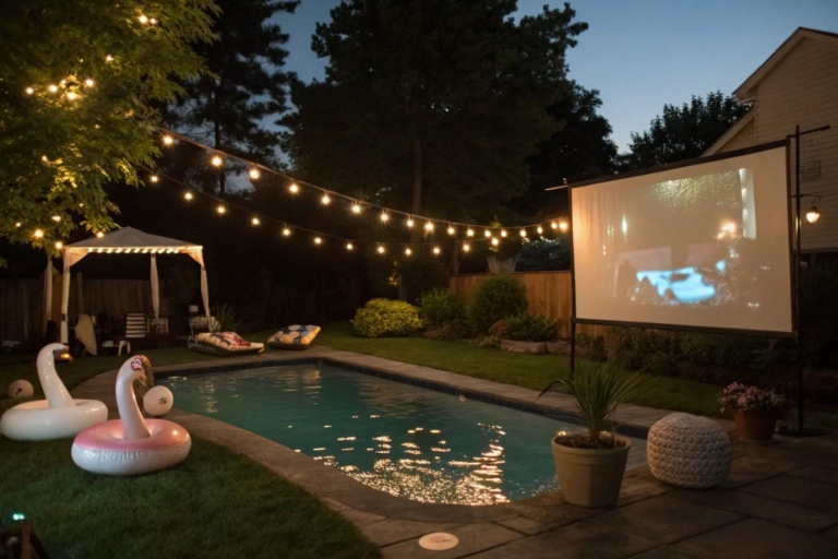 15+ Inspiring Backyard Movie Theater Ideas