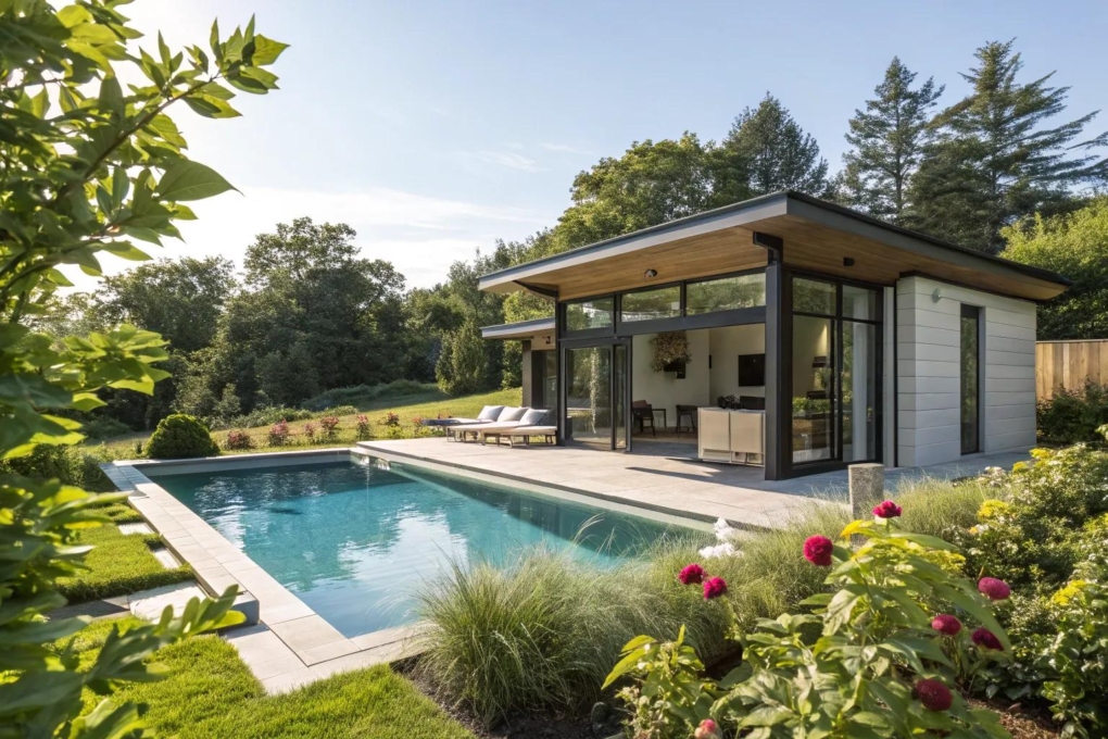13+ Creative Pool Outhouse Ideas to Inspire You