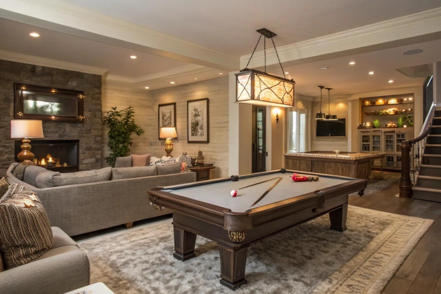 16+ Stylish Pool Table Room Ideas