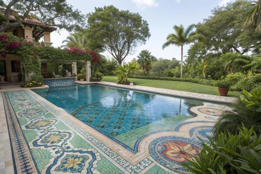 18+ Stunning Pool Tile Ideas for Your Backyard Oasis