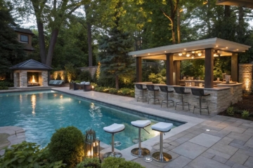 16+ Stunning Pool with Bar Ideas for Your Backyard