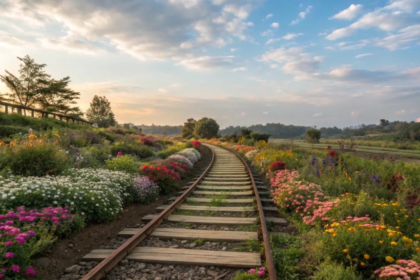 21+ Creative Gravel and Paver Walkway Ideas