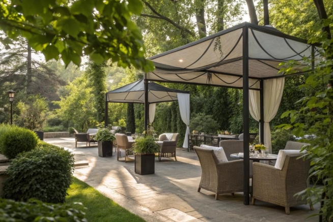 13+ Inspiring Rain Canopy Ideas for Your Home