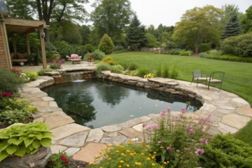 13+ Creative Raised Pond Edging Ideas