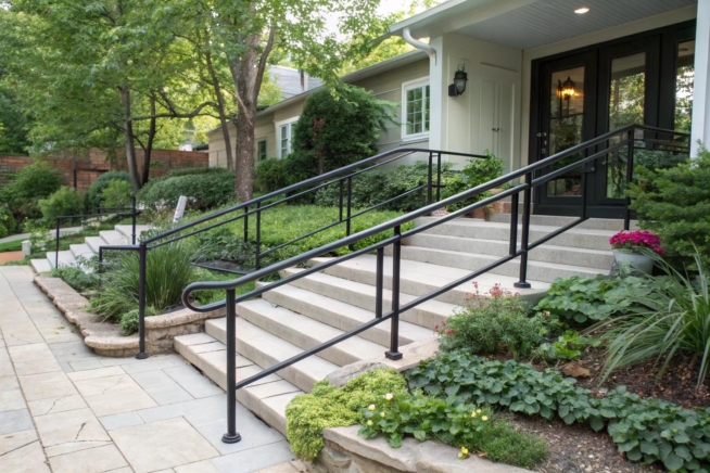 19+ Inspiring Outdoor Handrail Ideas