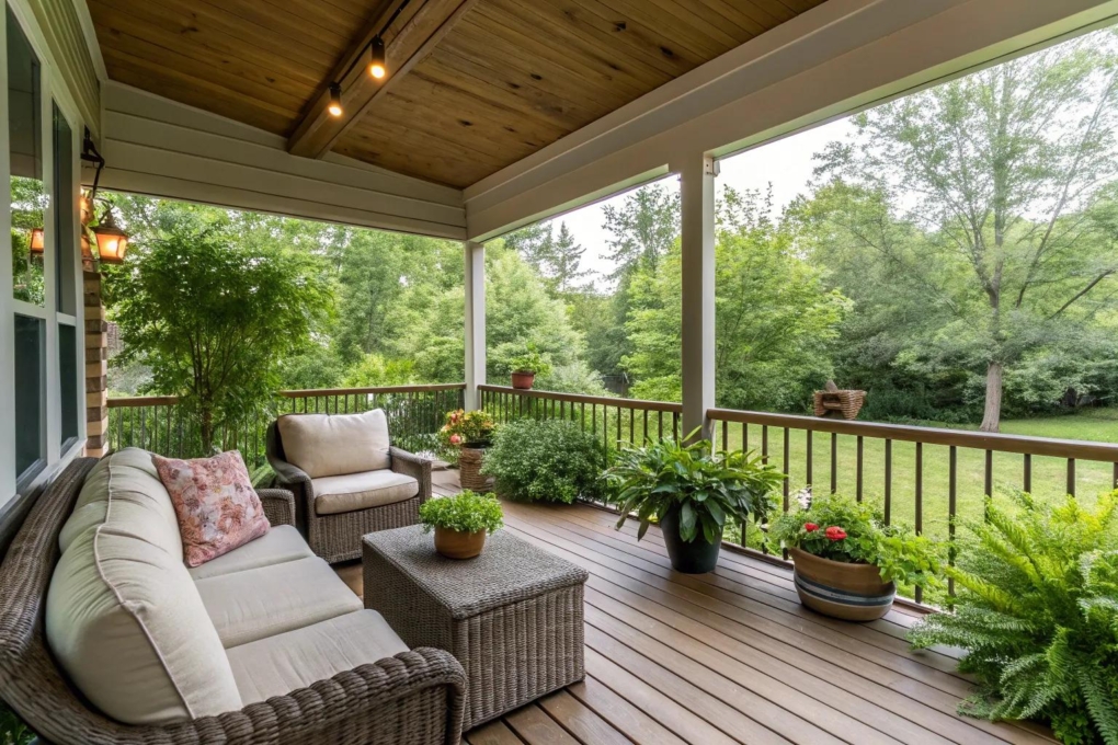 16+ Brilliant Covered Porch Lighting Ideas