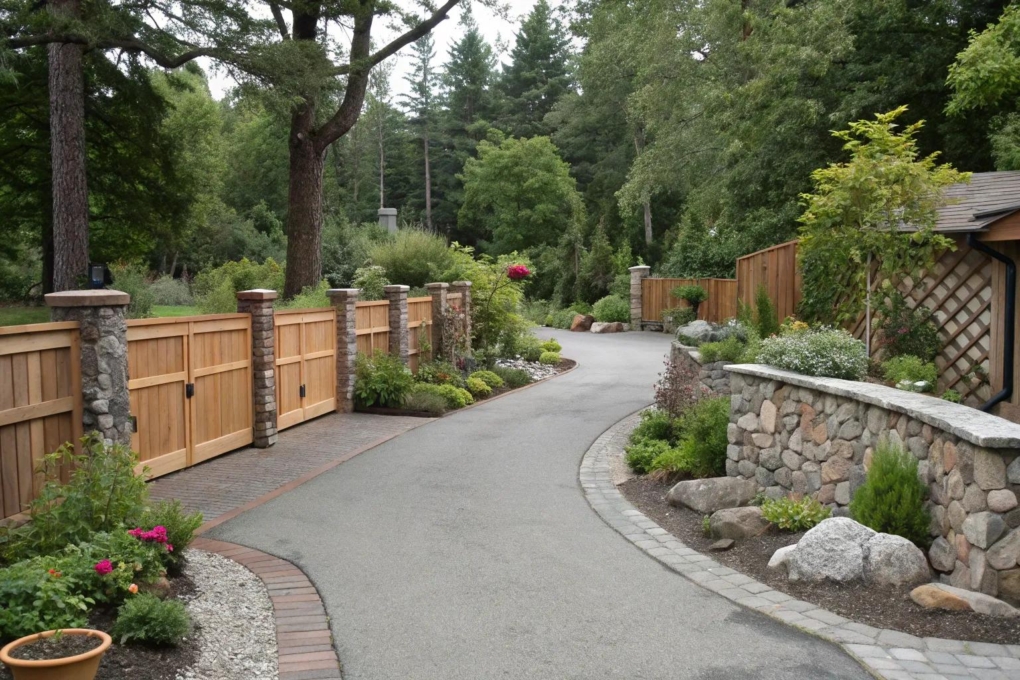 18+ Creative Shared Driveway Divider Ideas