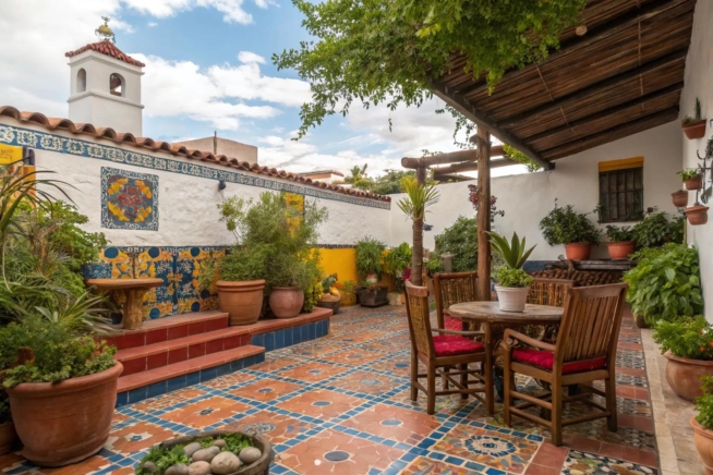16+ Inspiring Small Mexican Patio Ideas