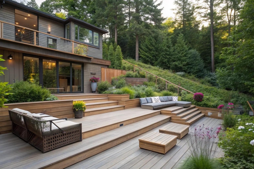 18+ Stunning Deck Patterns with Border Ideas