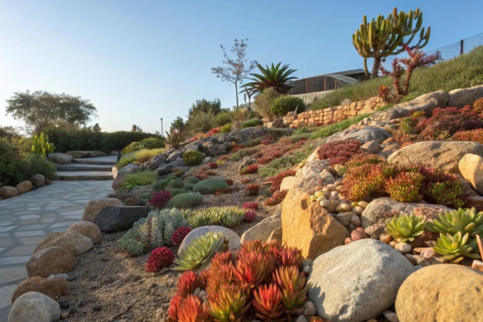 16+ Inspiring Black Rock Garden Ideas