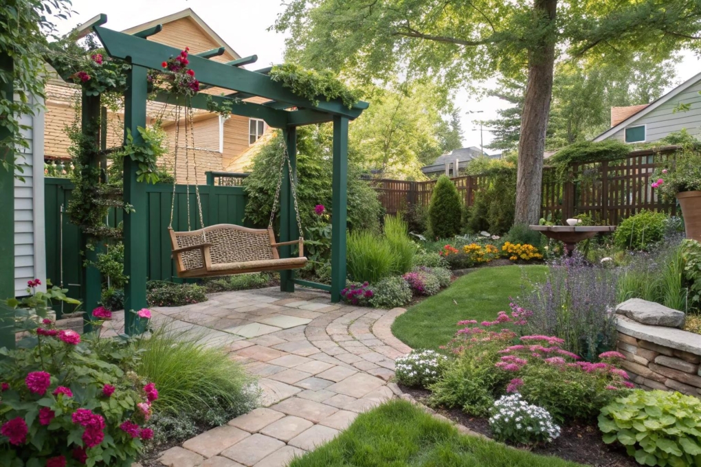 14+ Creative Corner Lot Landscaping Ideas