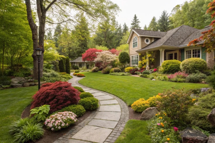 16+ Inspiring Tree Ideas for Your Front Yard