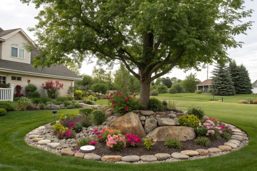 15+ Creative Bricks Around Tree Ideas