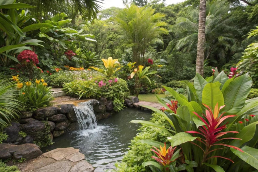 19+ Inspiring Tropical Landscape Ideas