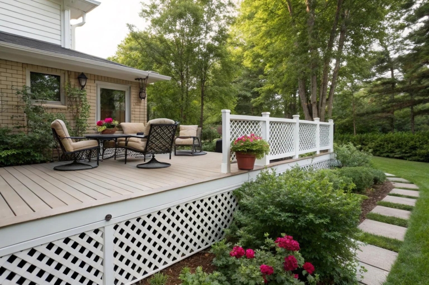 8+ Creative Vinyl Lattice Skirting Ideas