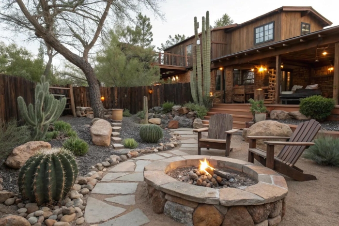 19+ Stunning Western Backyard Ideas