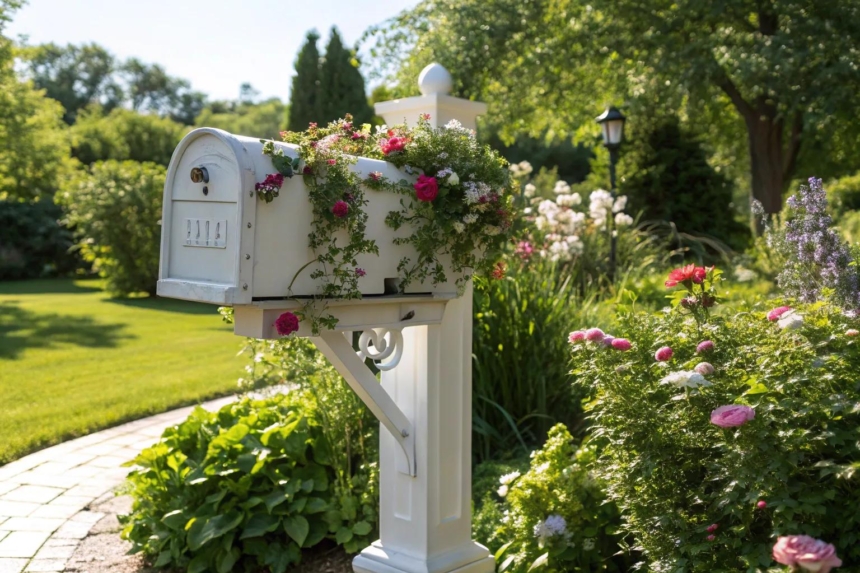 18+ Charming White Mailbox Ideas for Your Home
