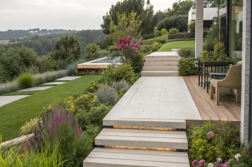 17+ Stunning Limestone Walkway Ideas for Your Home