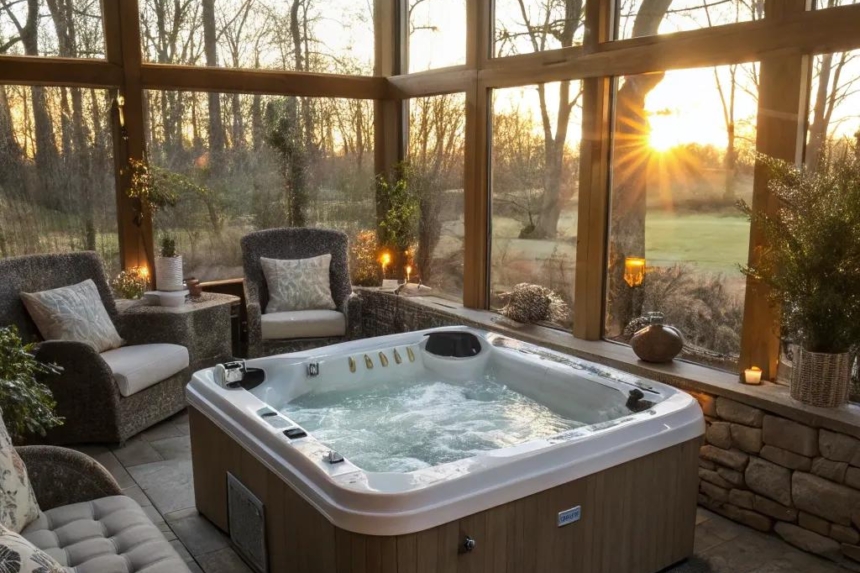 5+ Inspiring Hot Tub Enclosure Ideas