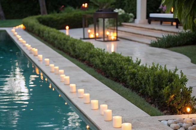 4+ Elegant Floating Candle Ideas for Your Pool