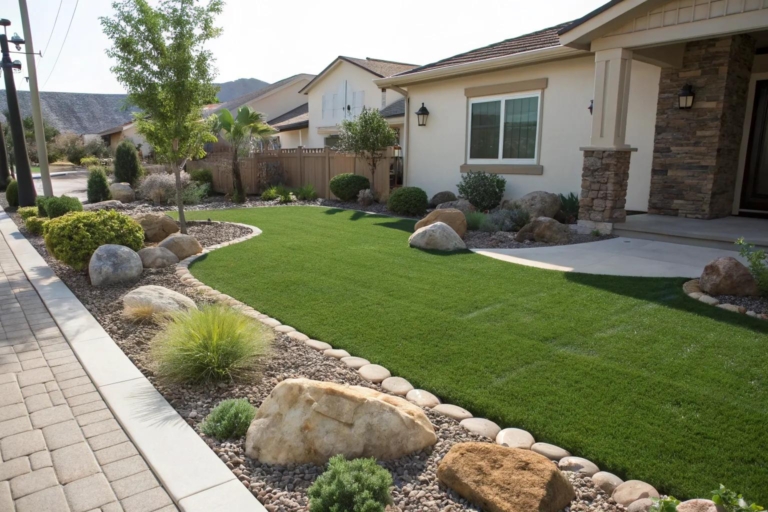 19+ Creative Backyard Ideas with Grass