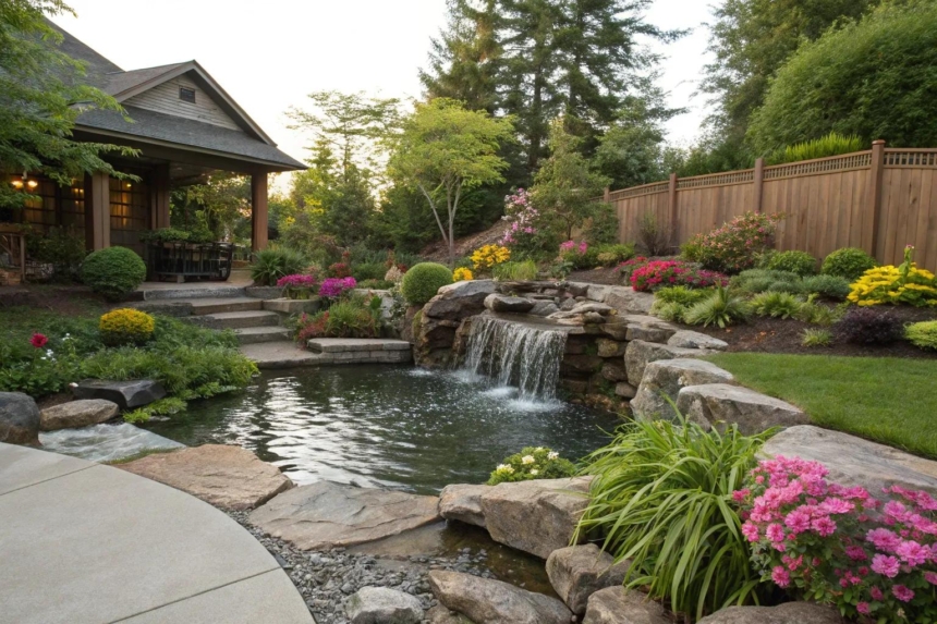 20+ Inspiring Backyard Waterfall Ideas
