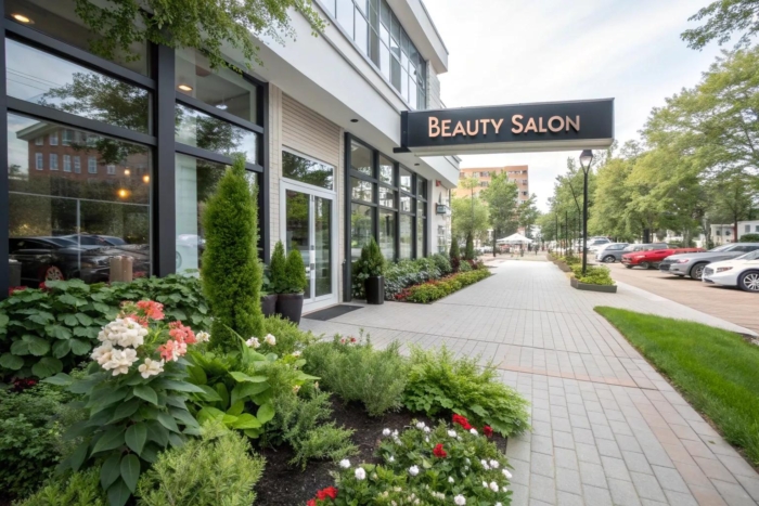 14+ Inspiring Beauty Salon Outdoor Design Ideas