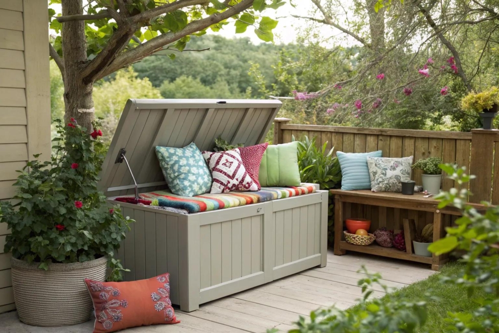 19+ Smart Patio Cushion Storage Ideas