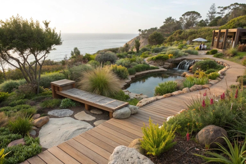 15+ Stunning Coastal Landscape Design Ideas