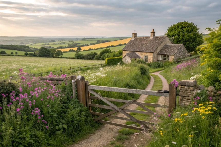 14+ Charming Country Gate Ideas for Your Home